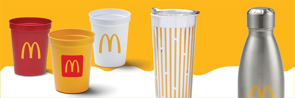 Drinkware - Smilemakers | McDonald's approved vendor for branded ...